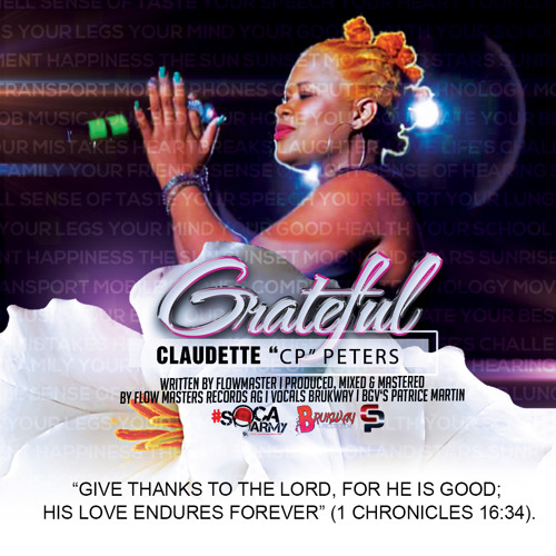 Stream Claudette CP Peters-Grateful(Antigua Soca 2015) by ...