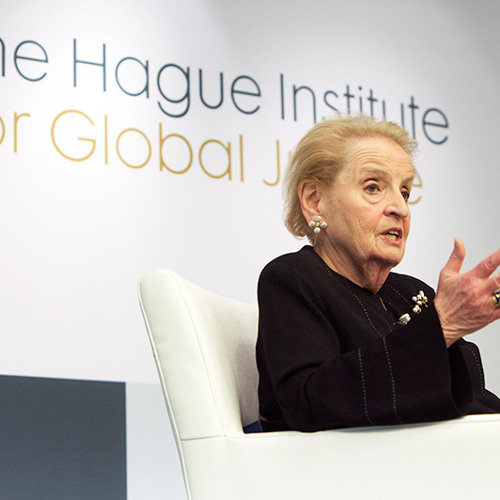 Stream Madeleine K. Albright Global Justice Lecture by HagueInstitute ...