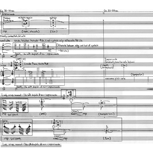 Stream "Rain Spell", for Soprano Saxophone, Percussion, Piano, Baroque ...