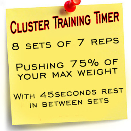 Stream Cluster Workout Timer for BenchPress by Fitness 1st steps ...