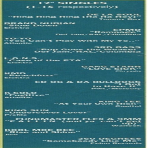 Stream The Source Magazine Fat Tape: June 1991 by Brandan E. aka DJ E ...