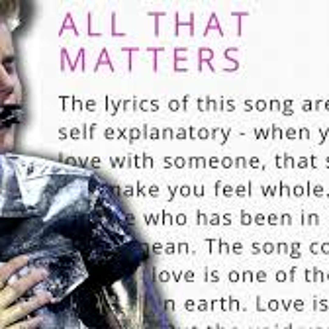 Stream Justin Bieber All That Matters Sweet Remix by Mr.Bananaboat ...