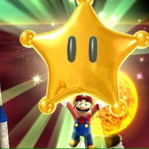 Yellow Mario Galaxy Stars
