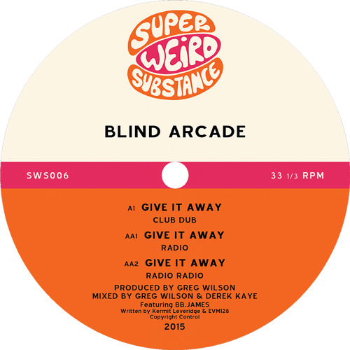 Stream Blind Arcade 'Give It Away' - Greg Wilson & Derek Kaye Radio ...