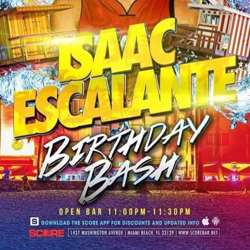 Stream Isaac Escalante Live At Score Miami SEP 2015.320 by Isaac ...