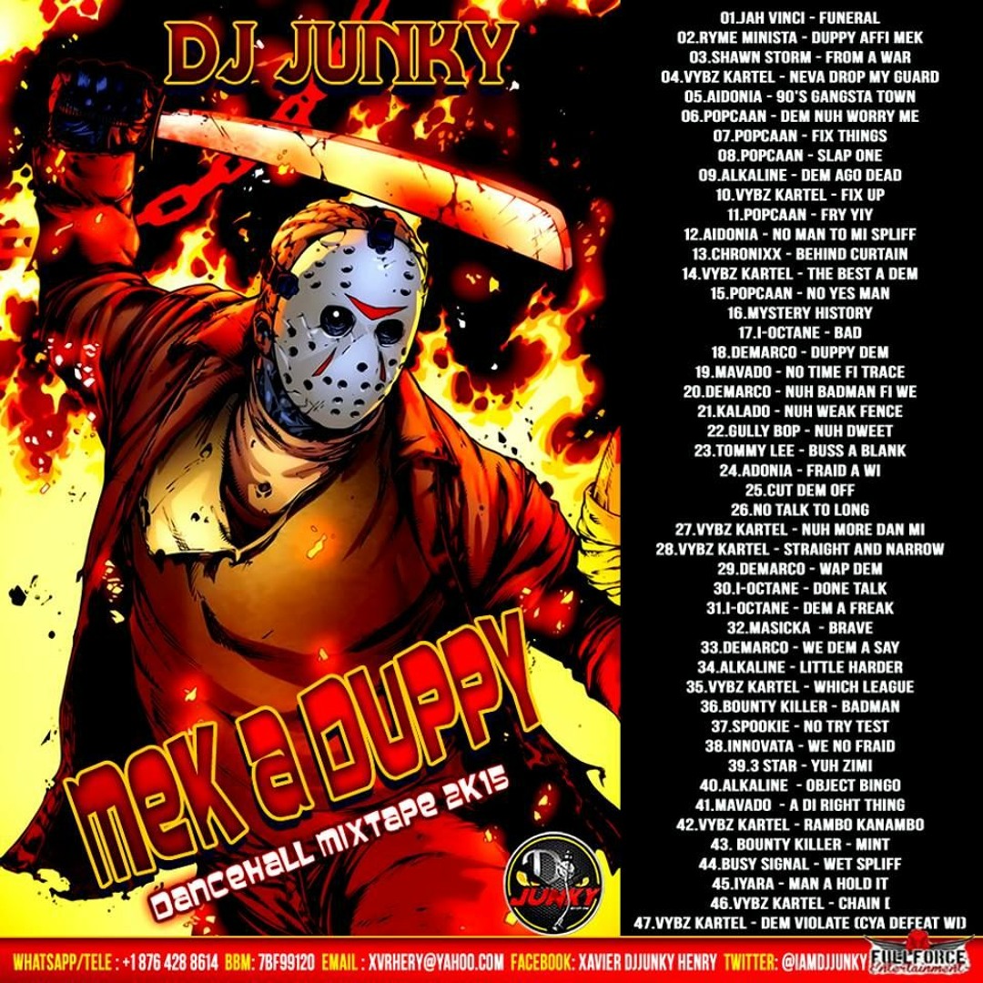 Stream DJJUNKY - MEK A DUPPY DANCEHALL MIXTAPE 2K15 by DJ Junky ...