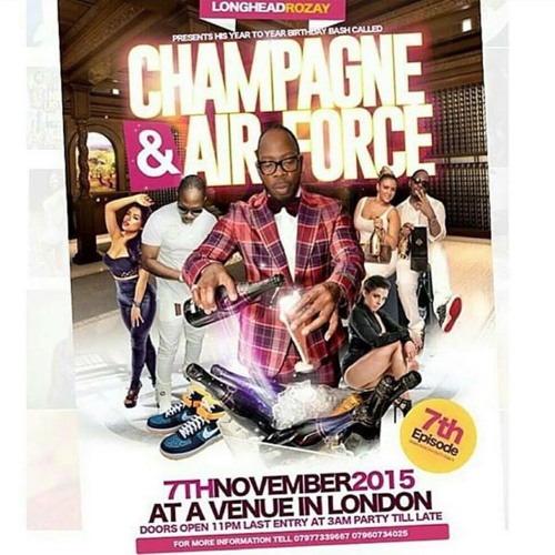 Stream CHAMPAGNE VS AIR FORCE (LONGHEAD ROSAY PROMO MIX) by Andrew ...