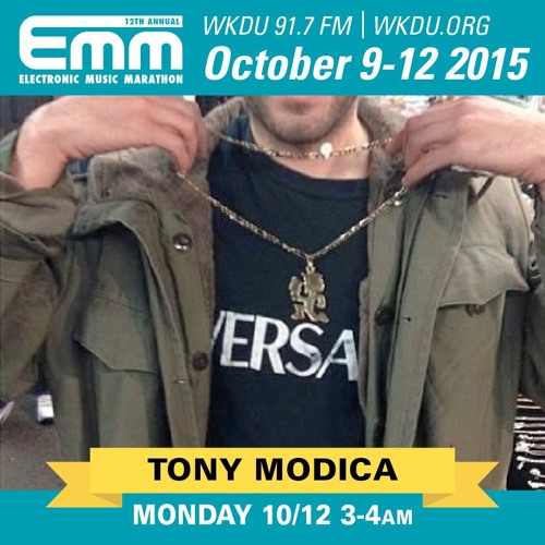 Stream Tony Modica | 2015 EMM by WKDU | Listen online for free on ...