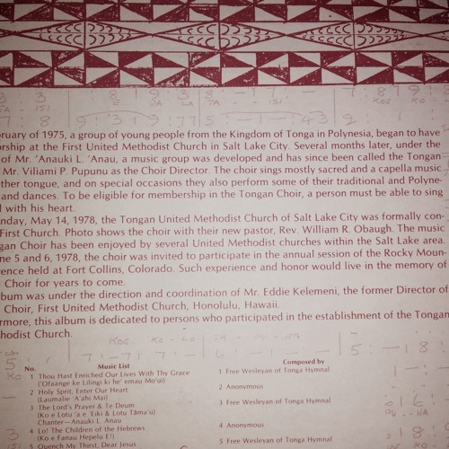 Stream 12 - Tongan National Anthem (Fasi Faka - Fonua 'o Tonga) by Pulu ...