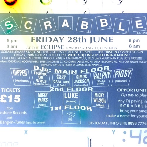 Stream Frank De Wulf Scrabble Friday 28th June 1991 by Livy | Listen ...