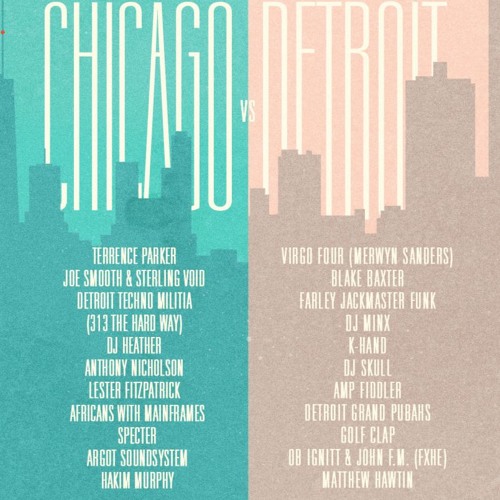 Stream Boiler Room | Listen to Chicago vs Detroit playlist online for ...