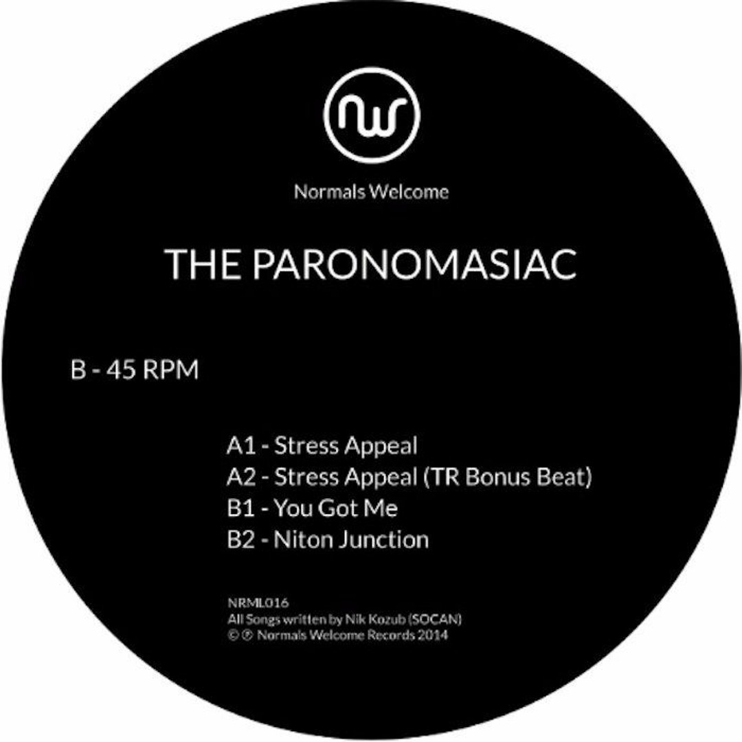 Stream The Paronomasiac - Stress Appeal 12" (NRML016) by Normals ...