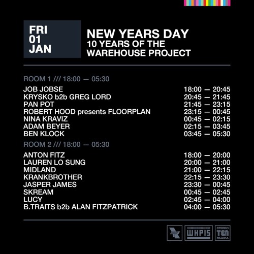 Stream Anton Fitz @ The Warehouse Project NYD 2016 by Anton Fitz ...