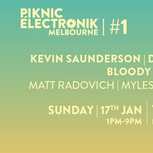 Stream Matt Radovich DJing At Piknic Electronik Melbourne 2016 #1 With ...