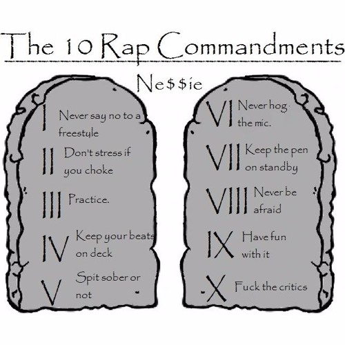 Stream The 10 Rap Commandments by Ne$$ie | Listen online for free on ...