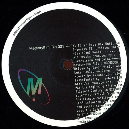 Stream MF001 CLEARVISION & CASLAU — UNTITLED THEORIES EP + CONI REMIX ...