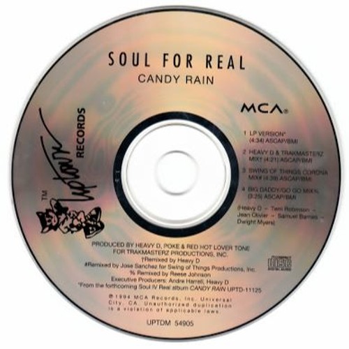 Listen to music albums featuring Soul For Real - Candy Rain (Supreme ...