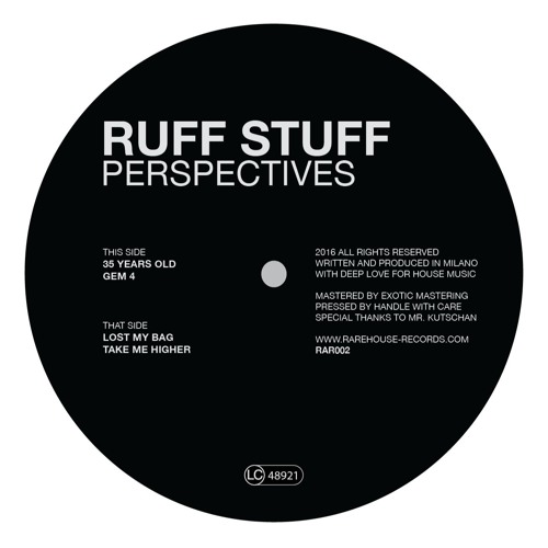 Stream RAR002 | Ruff Stuff | B1 - Lost My Bag | Out on Vinyl by Rarehouse Records | Listen ...