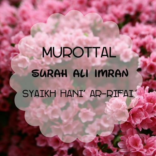 Stream Surah Ali Imran Syaikh Hani' Ar-Rifai by Little Akhwat | Listen ...