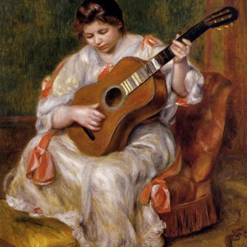 Stream Woman playing the guitar, Renoir (by María Romo) by MUSICA 3ESO ...