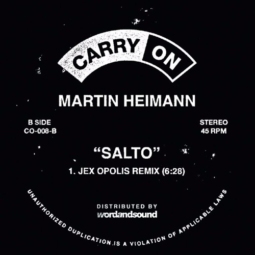 Stream PREMIERE : Martin Heimann - Salto (Jex Opolis Remix) by Les Yeux ...