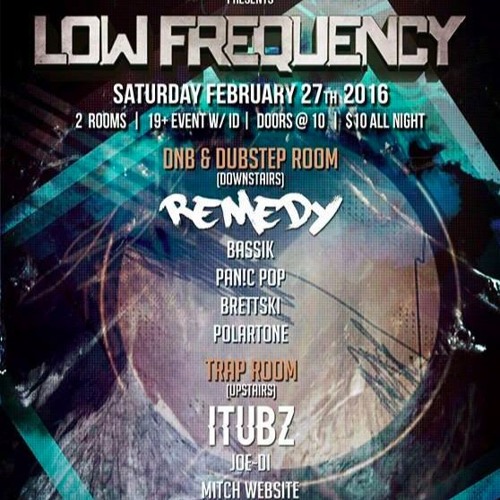 Stream Remedy LIVE @ Low Frequency Feb 2016 - Toronto Bass Community by ...