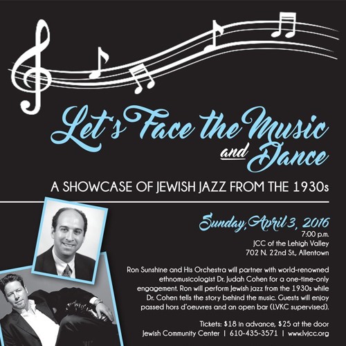 Stream Ron Sunshine, A Showcase of Jewish Jazz from the 1930s by Cantor ...