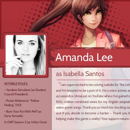 Stream Amanda Lee as Isabella Santos by Yangyang Mobile | Listen online ...