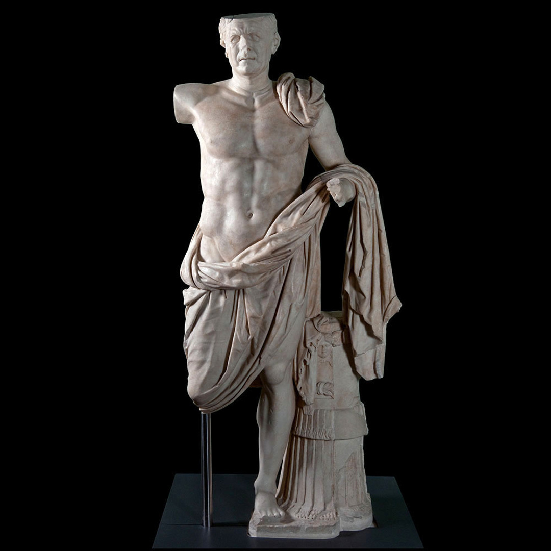 Stream Marble portrait statue of a Roman general (The Tivoli General ...