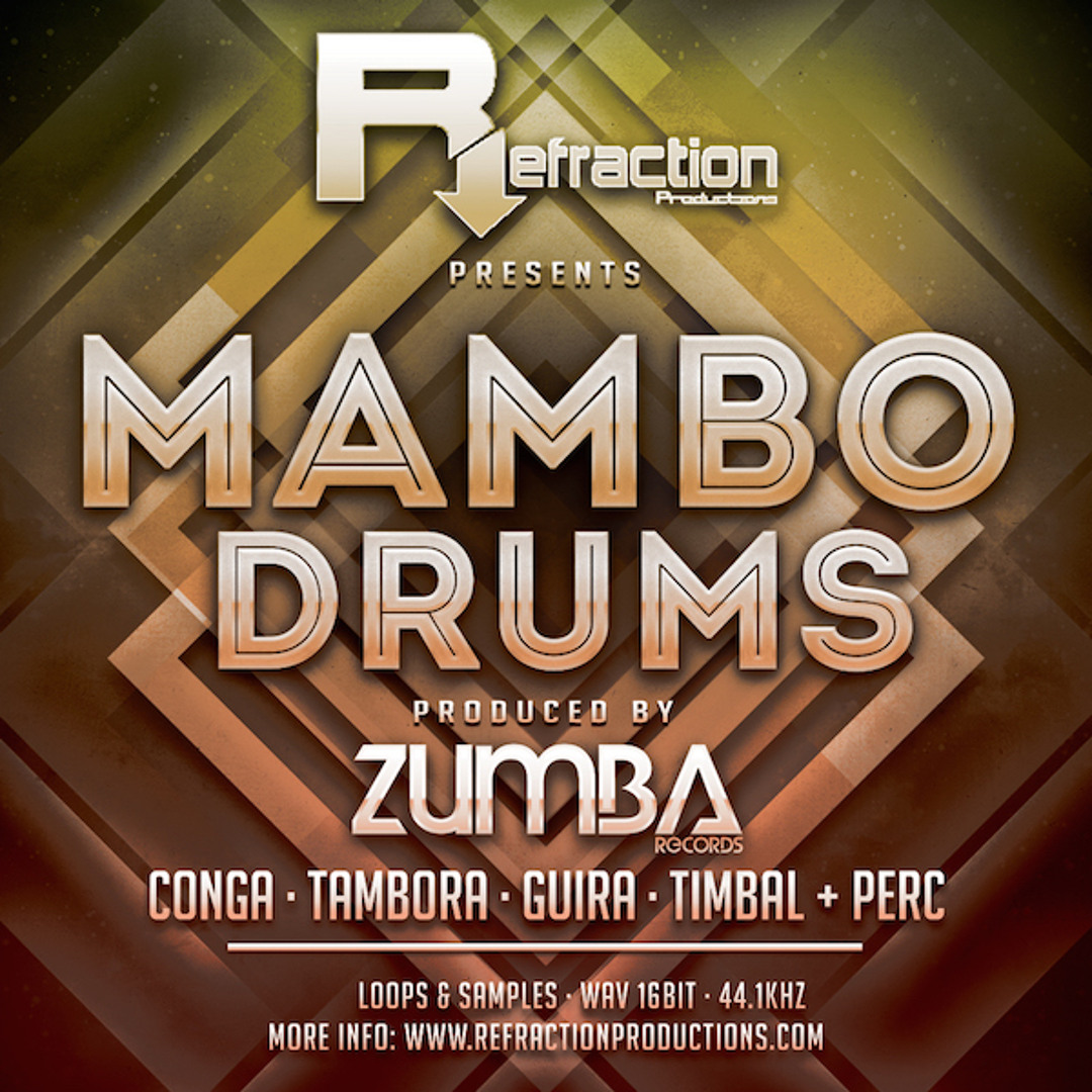 Stream Zumba Mambo Drums - librería Loops y Samples percussion by Refraction Productions ...
