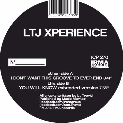 Stream Ltj Xperience - You Will Know (extended vinyl version) snippet ...