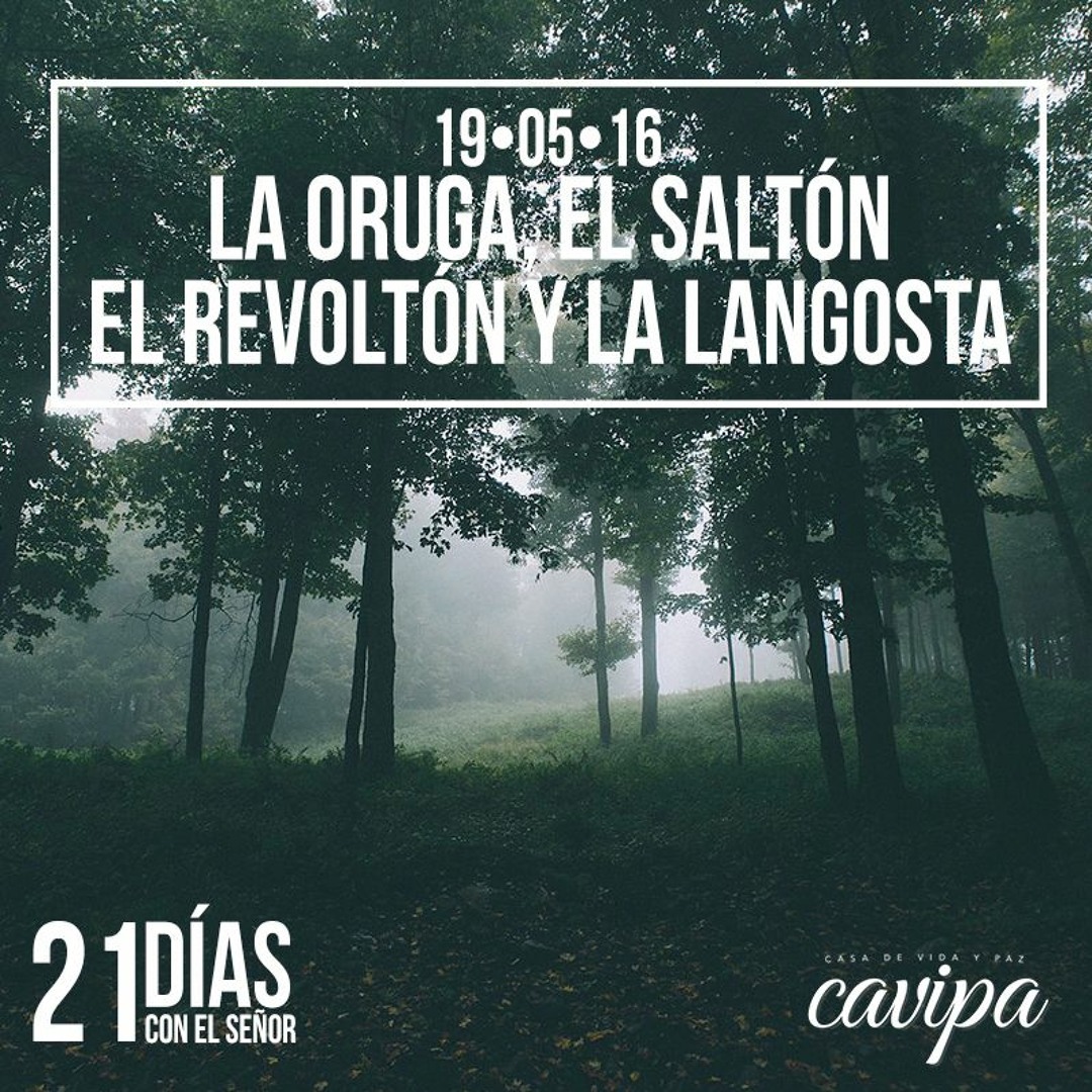 Stream DÍA 4 - PRÉDICA ''LA ORUGA, EL SALTÓN, EL REVOLTÓN Y LA LANGOSTA ...