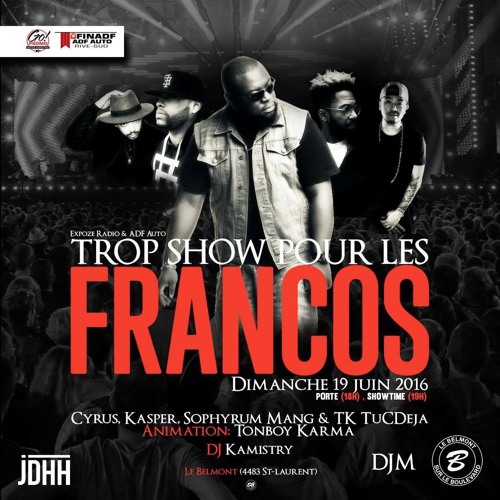 Stream Trop Show Pour les Franco - CD Promo by DJ Kamistry | Listen ...