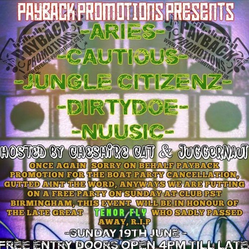 Stream DJ Cautious & Cheshire Cat - Payback @ PST - 19-06-2016 by DJ ...