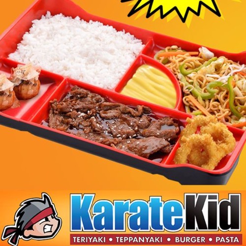 Karate Kid Restaurant Logo Premium PSD | Cute Chef Boy In Uniform