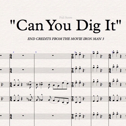 Stream Can You Dig It for Wind Band (Midi) by Robert Kildow | Listen ...