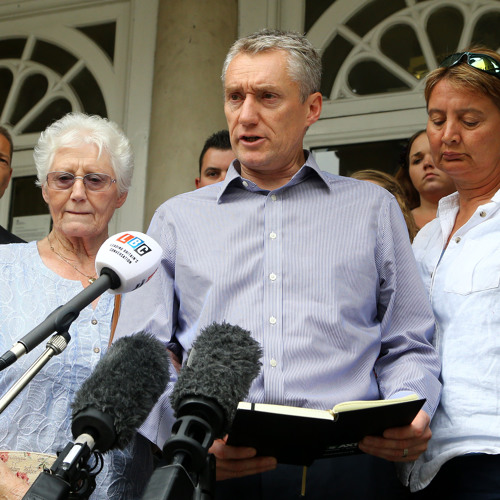 Listen to playlists featuring Andrew Lock Speaks outside of court after ...