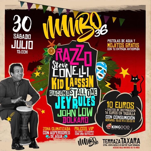 Stream STEVE CONELLI @ Mambo 36 (Terraza Taxara - Granada) | 30.07.2016 ...