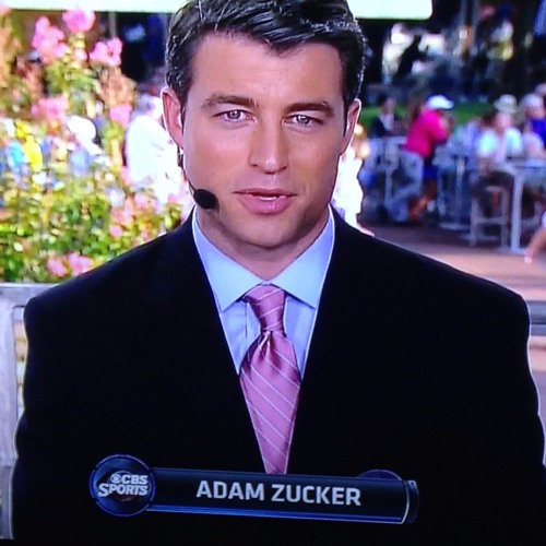 Adam Zucker, assertive studio host of CBS' college sports is covering ...