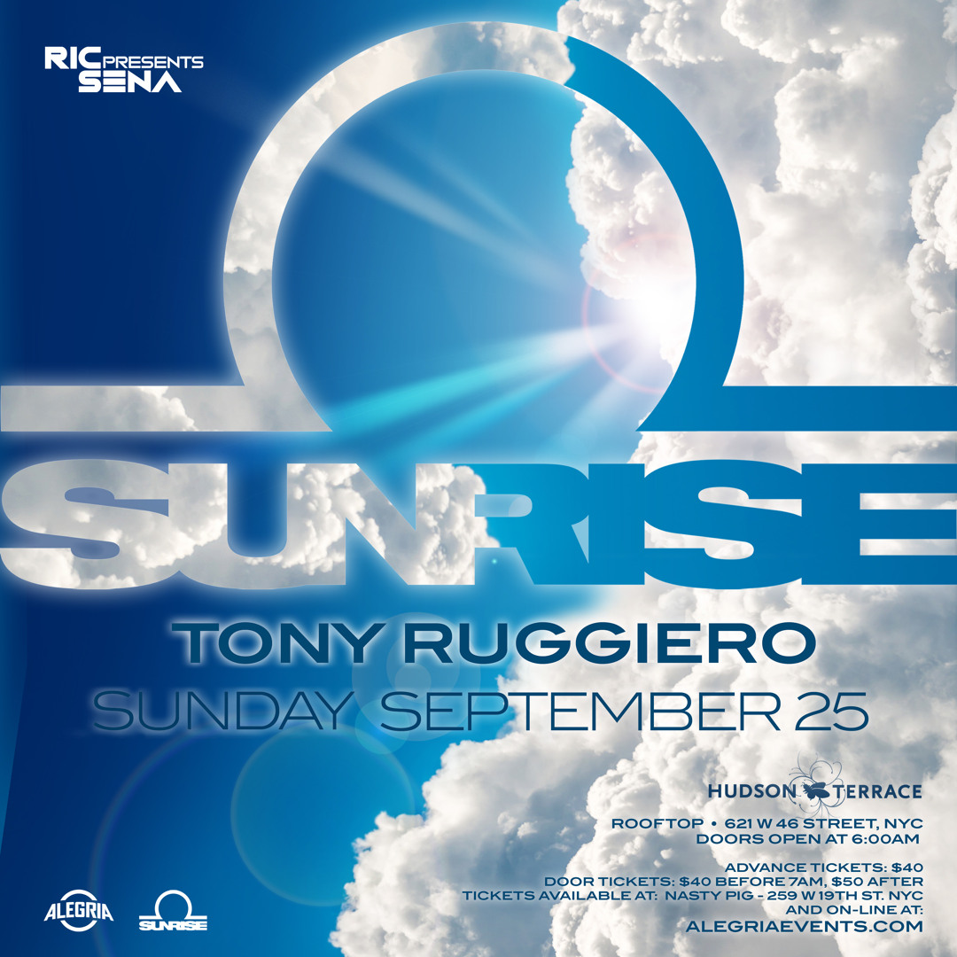 Stream Sunrise - Tony Ruggiero by 0 | Listen online for free on SoundCloud