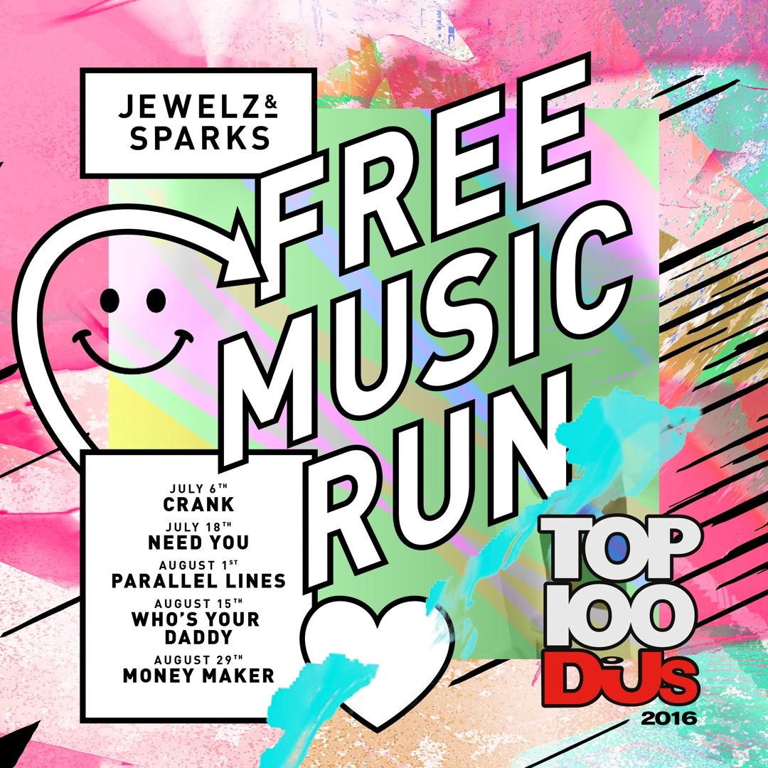 Stream Jewelz & Sparks | Listen to DJ Mag 2016 Free Music Run playlist ...