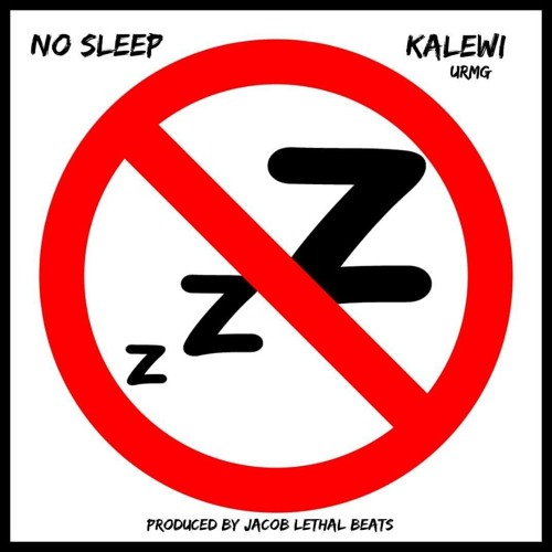 No Sleeping Sign