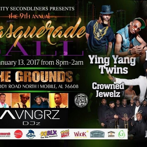 Stream episode 2nd Annual Secondliners Masquerade Ball - Mobile ...