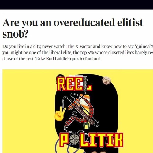 Stream Reel Politik, Episode 8 - Rod Liddle's Liberal Elite Test (ft ...