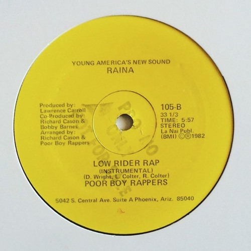 Stream Poor Boy Rappers "Low Rider Rap (Instrumental)" - Private Press ...
