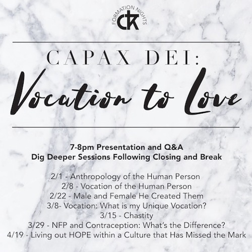 Stream Capax Dei: Vocation to Love Part 4 (Vocation: What is my Unique ...
