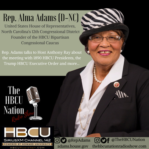 Stream Congresswoman Alma Adams (D-NC) Founder of the HBCU Bipartisan ...
