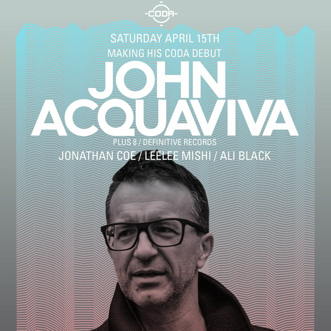 Stream John Acquaviva Coda Toronto Promo Mix by John Acquaviva | Listen ...