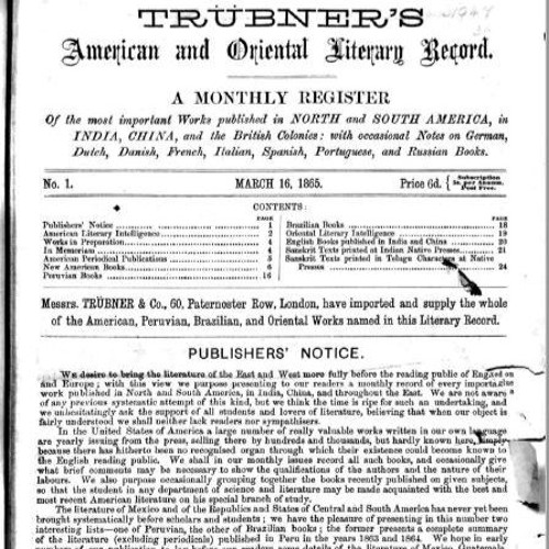 Stream Present Absence: World Literature and Book Circulation in the ...