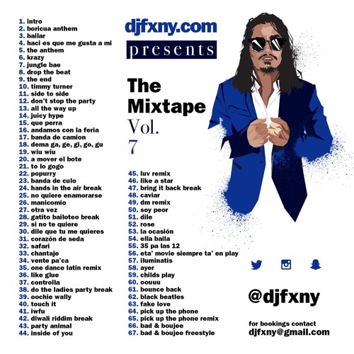 Stream The Mixtape Vol. 7 2k17 @DjFXny by Dj FX | Listen online for ...